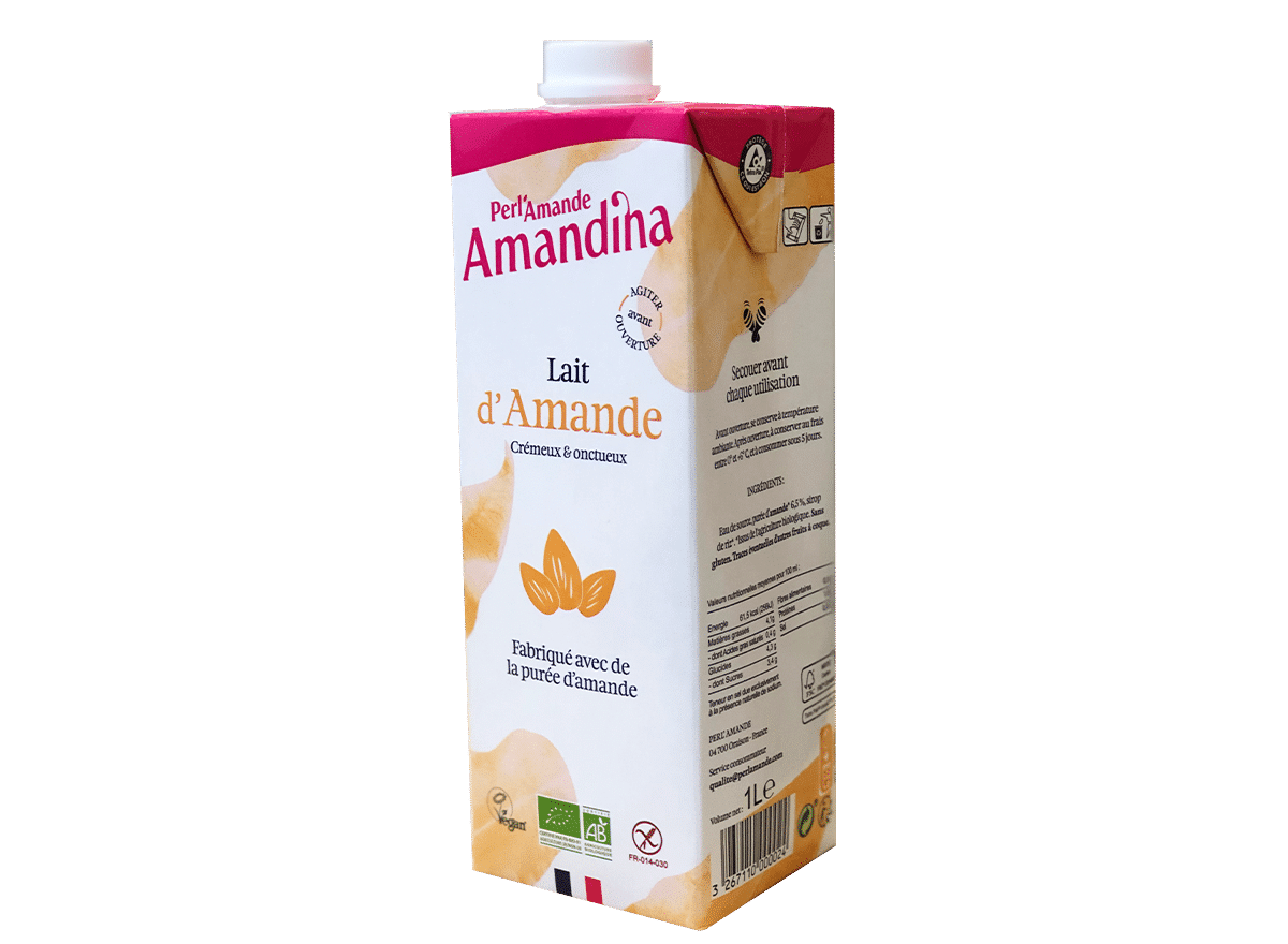 Amandina Lait d'Amande - Perl'Amande
