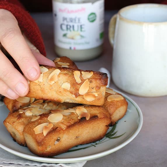 Crêpes au lait et purée crue d'amande - Perl'Amande